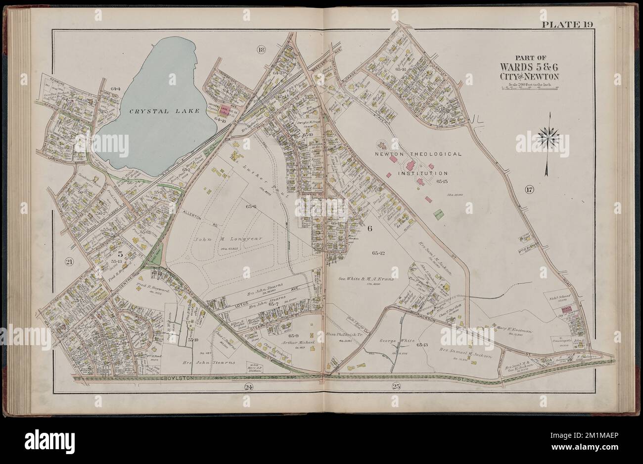 Atlas of the city of Newton, Massachusetts : from actual surveys and ...