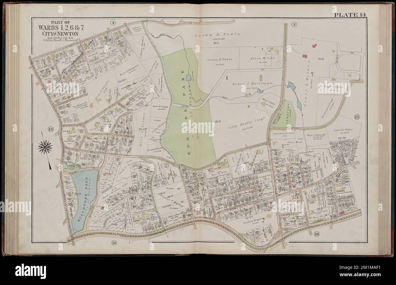 Atlas of the city of Newton, Massachusetts : from actual surveys and ...