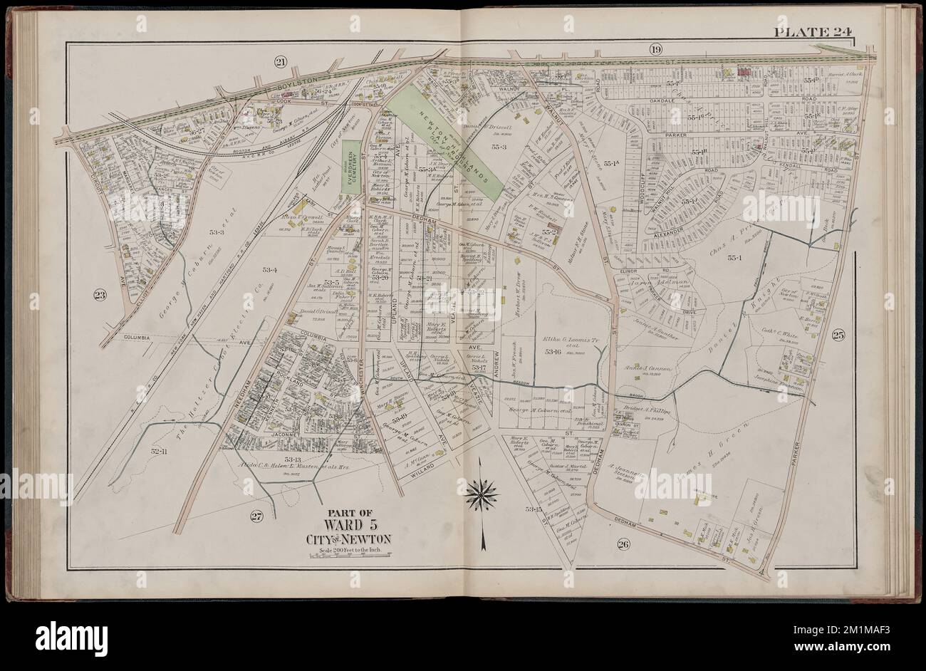 Atlas of the city of Newton, Massachusetts : from actual surveys and ...
