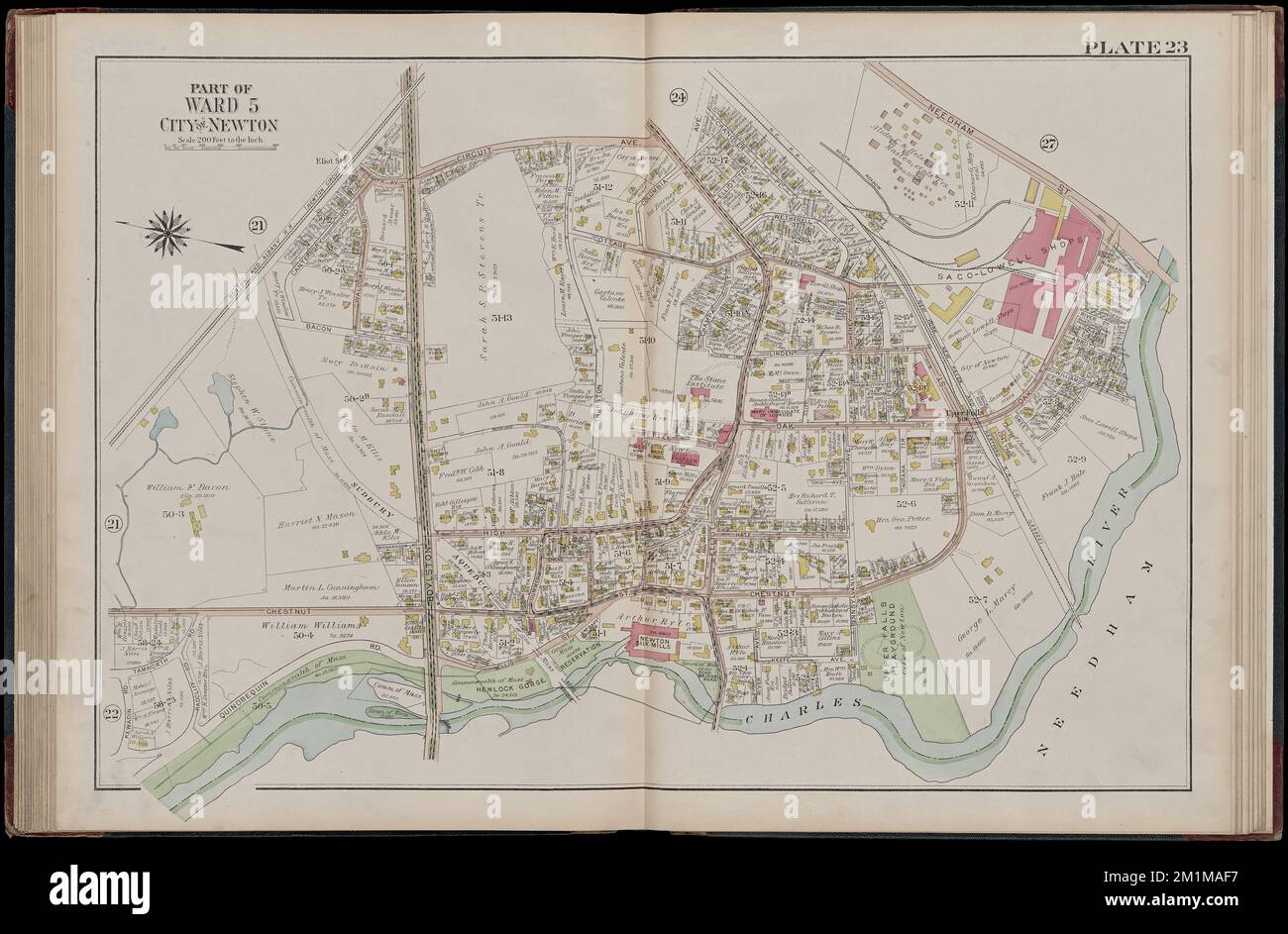 Atlas of the city of Newton, Massachusetts : from actual surveys and ...