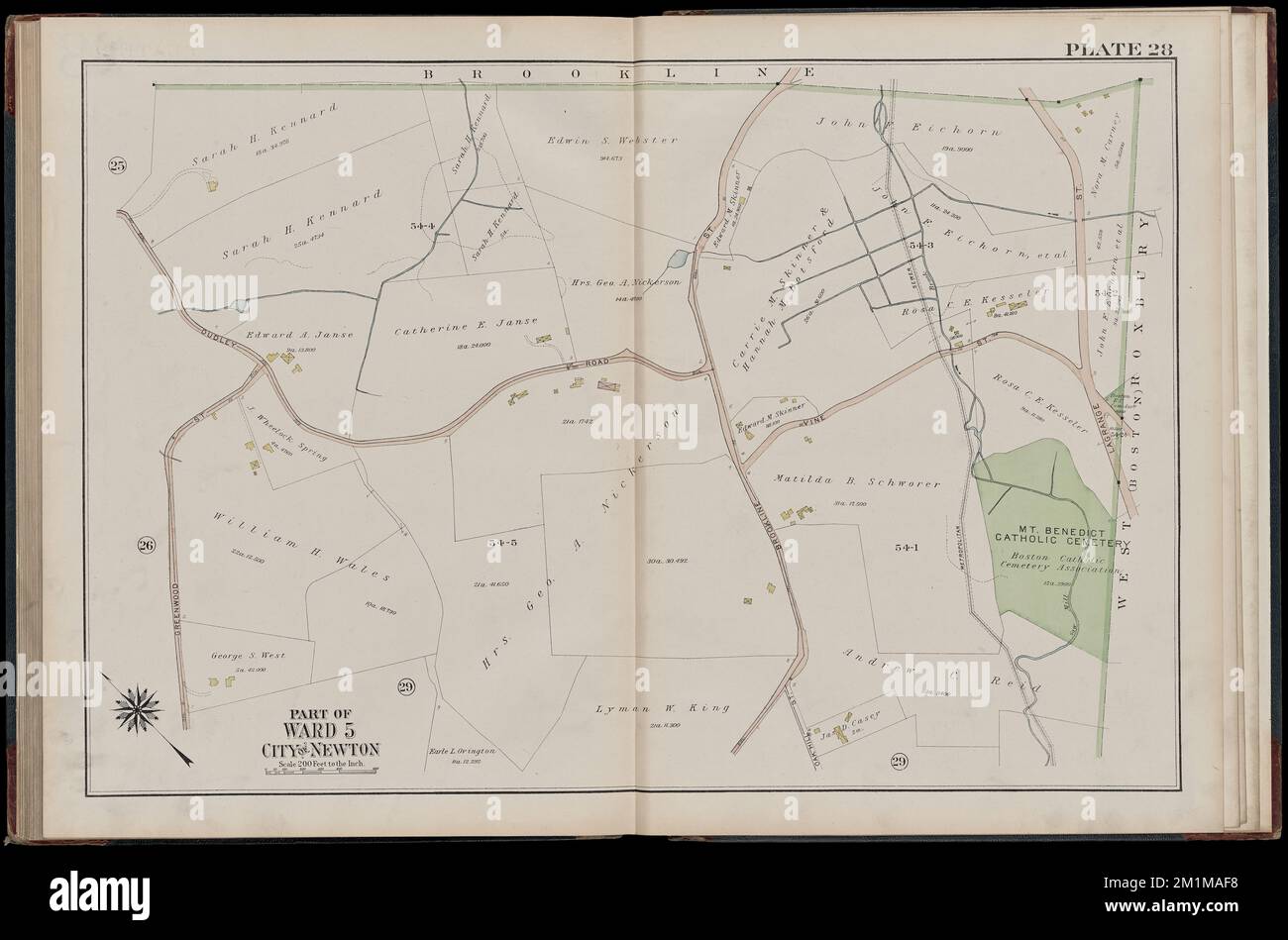 Atlas of the city of Newton, Massachusetts : from actual surveys and ...
