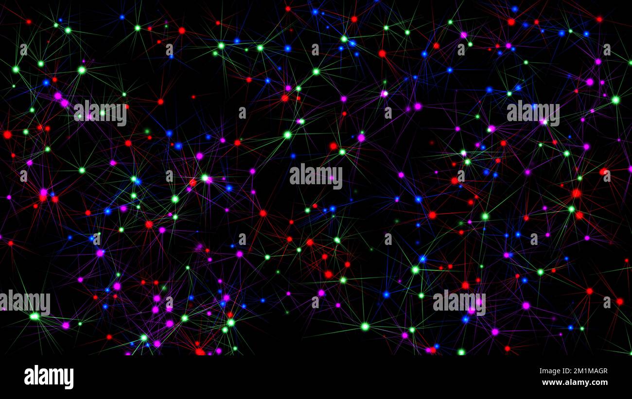 laser ray light neon rays illustration render Stock Photo - Alamy