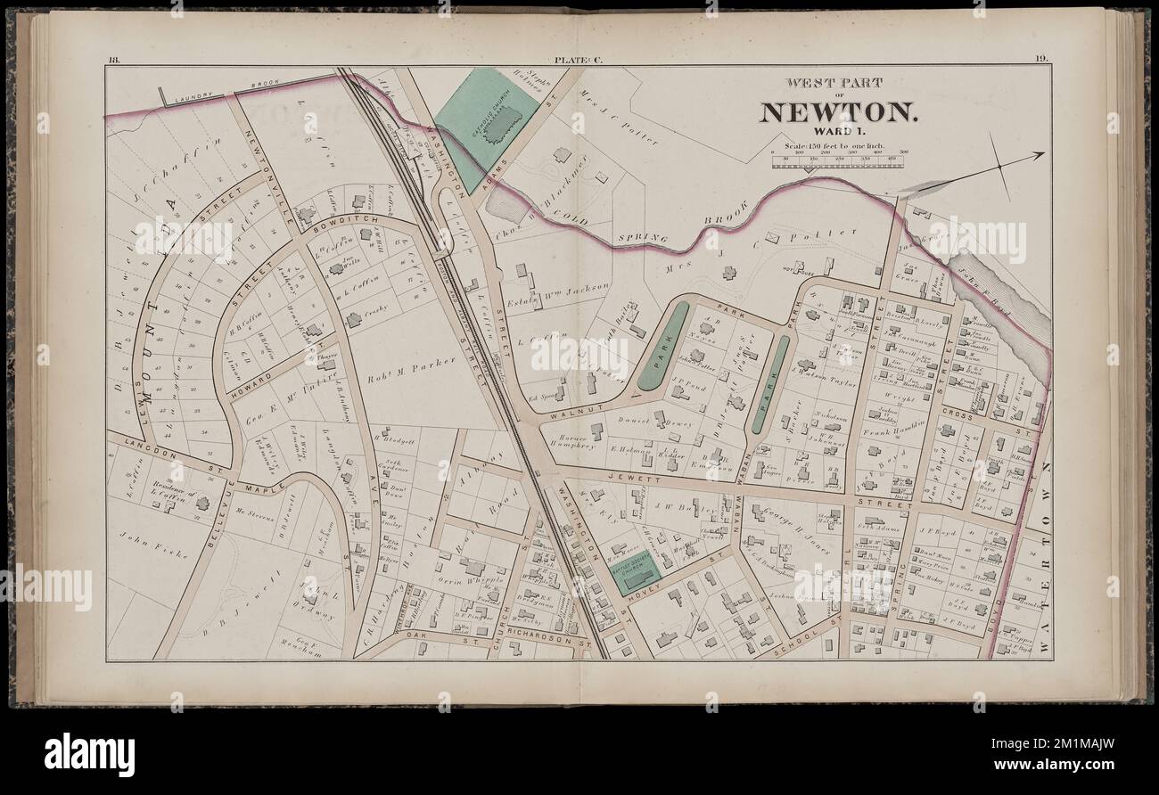 Atlas of the city of Newton, Middlesex Co., Massachusetts : from actual ...