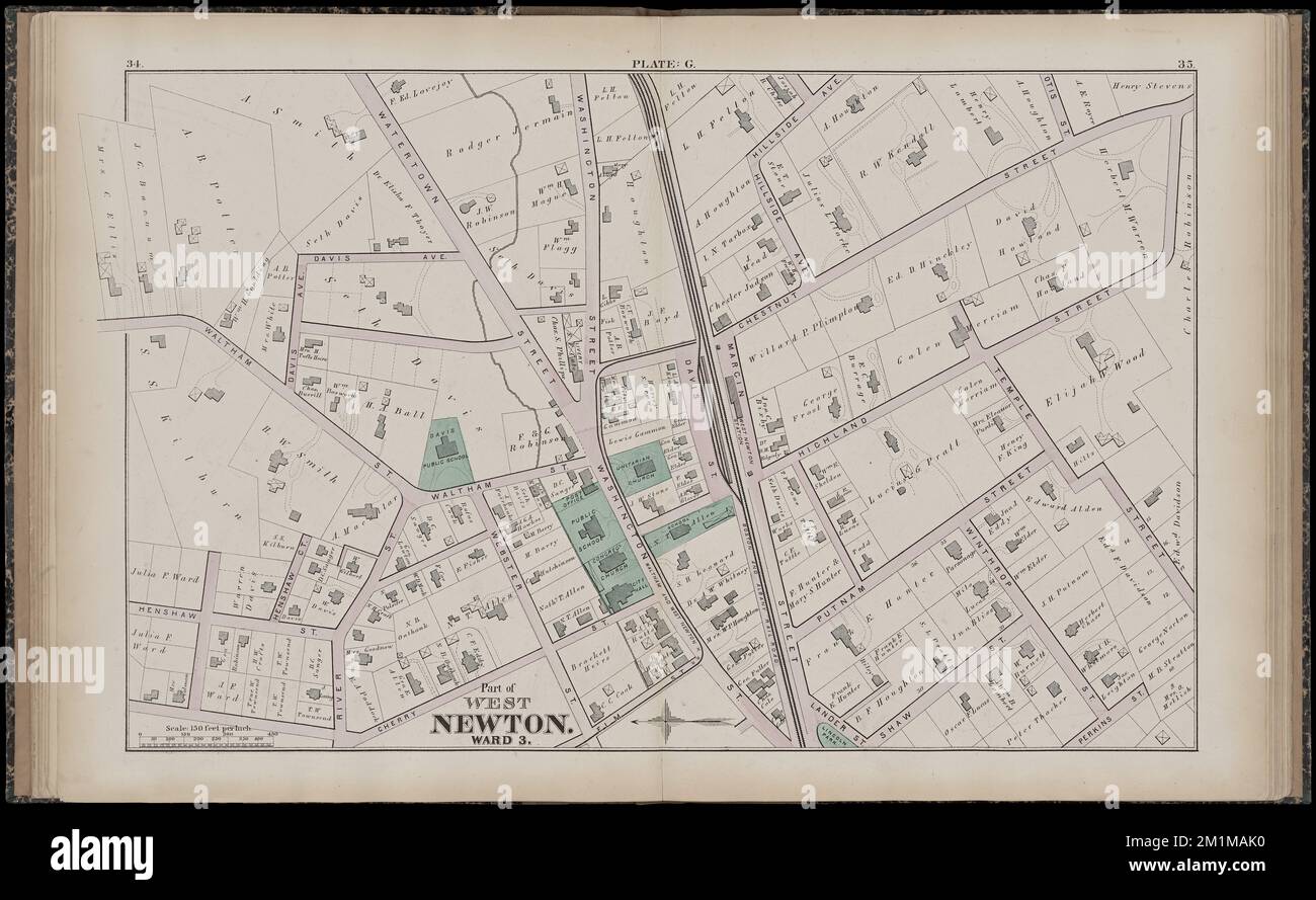 Atlas of the city of Newton, Middlesex Co., Massachusetts : from actual ...