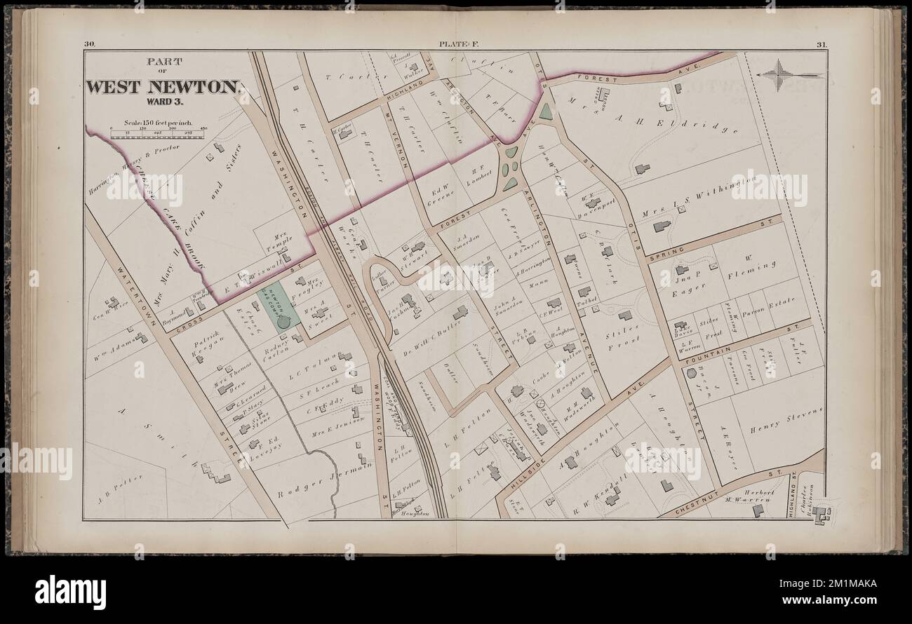 Atlas of the city of Newton, Middlesex Co., Massachusetts : from actual ...
