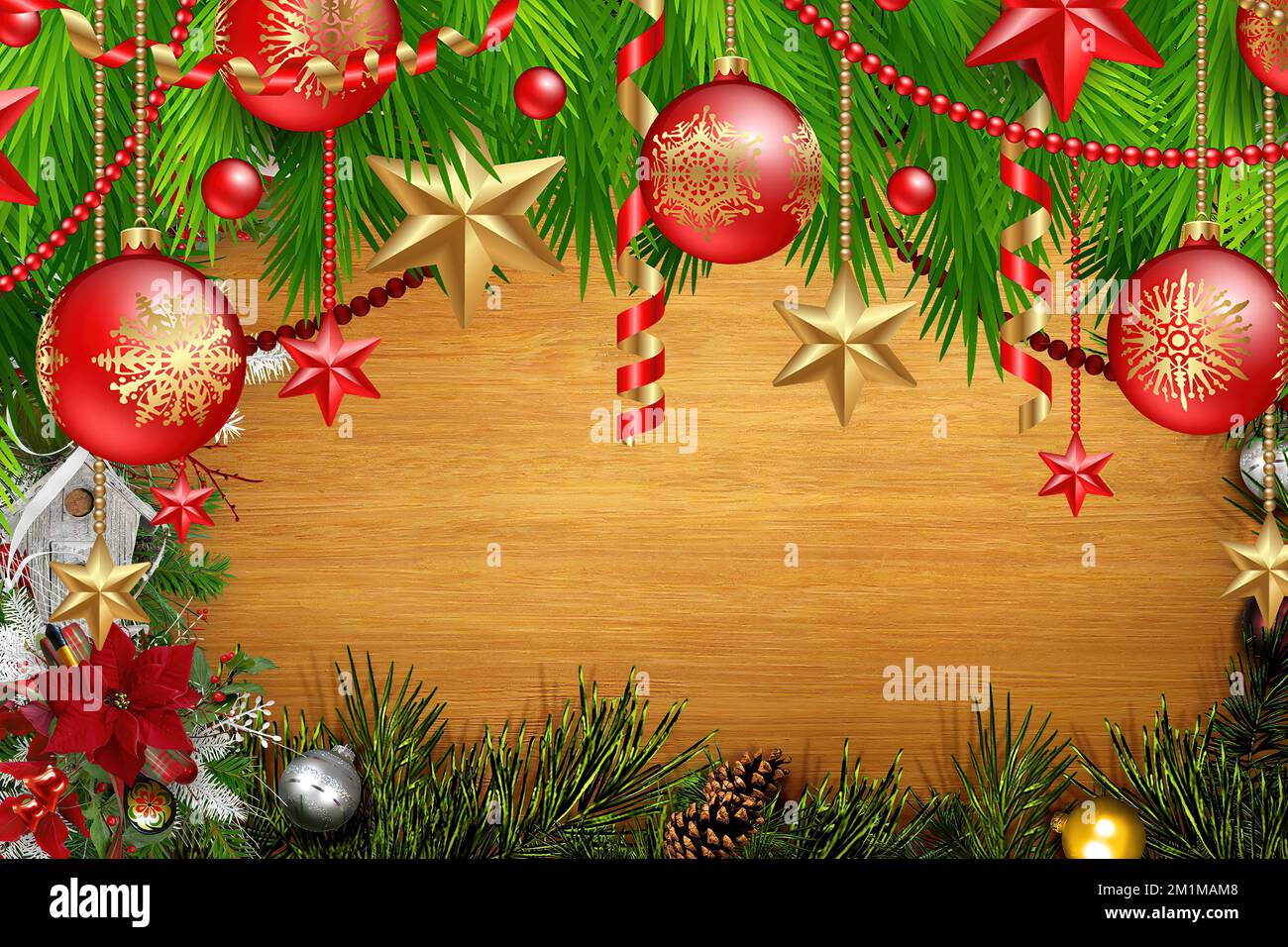 Colorful Christmas cards Stock Photo - Alamy