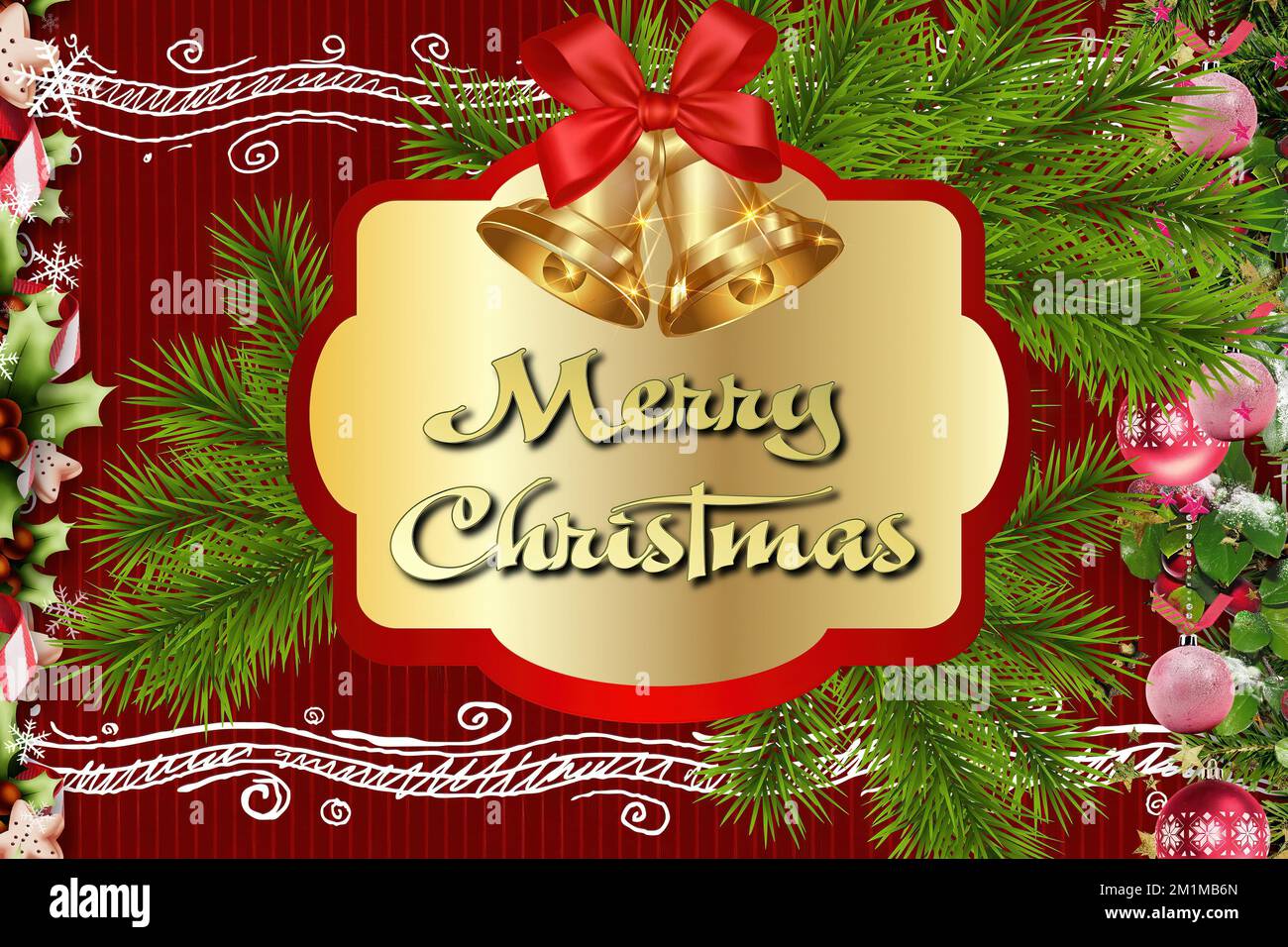 Colorful Christmas cards Stock Photo - Alamy