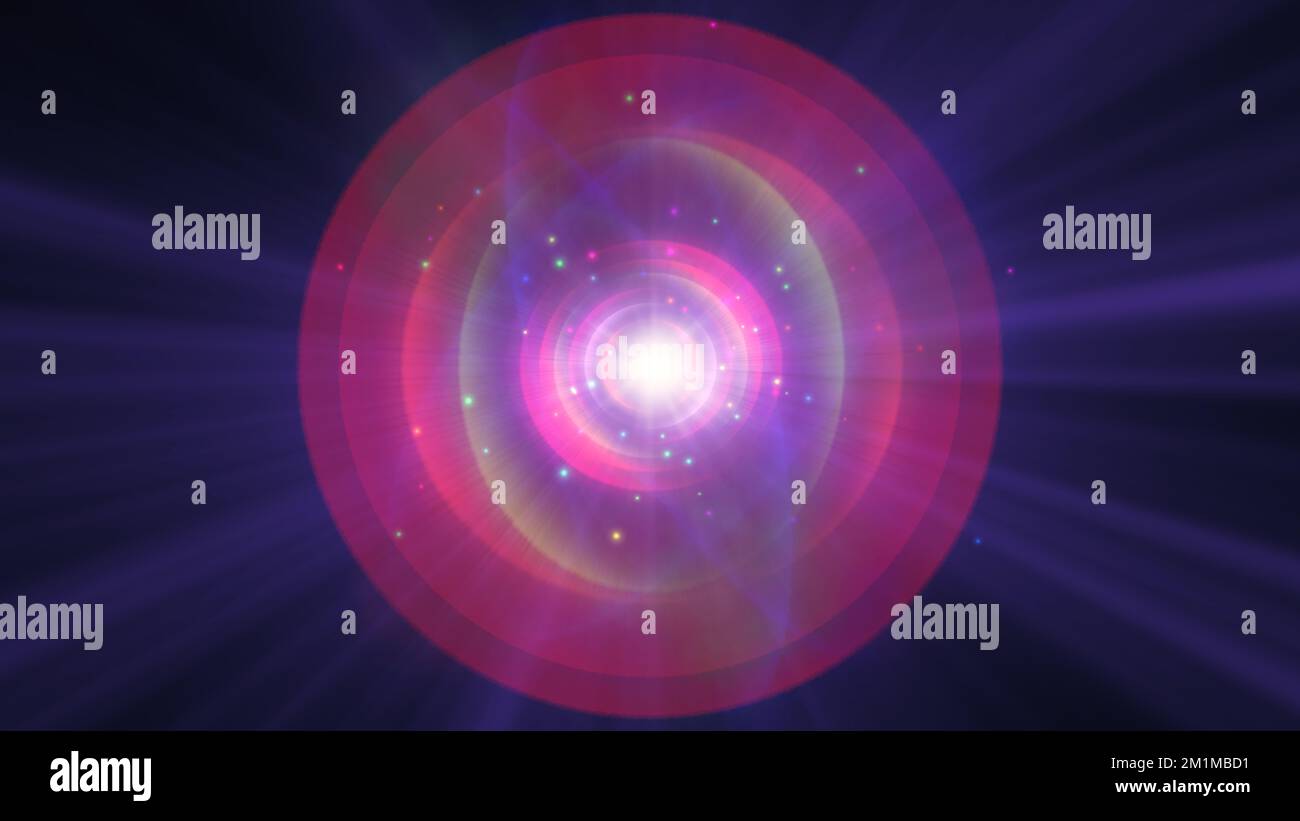 atom light ray glow abstract, 3d render illustration Stock Photo - Alamy
