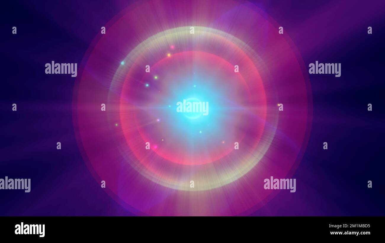 atom light ray glow abstract, 3d render illustration Stock Photo - Alamy