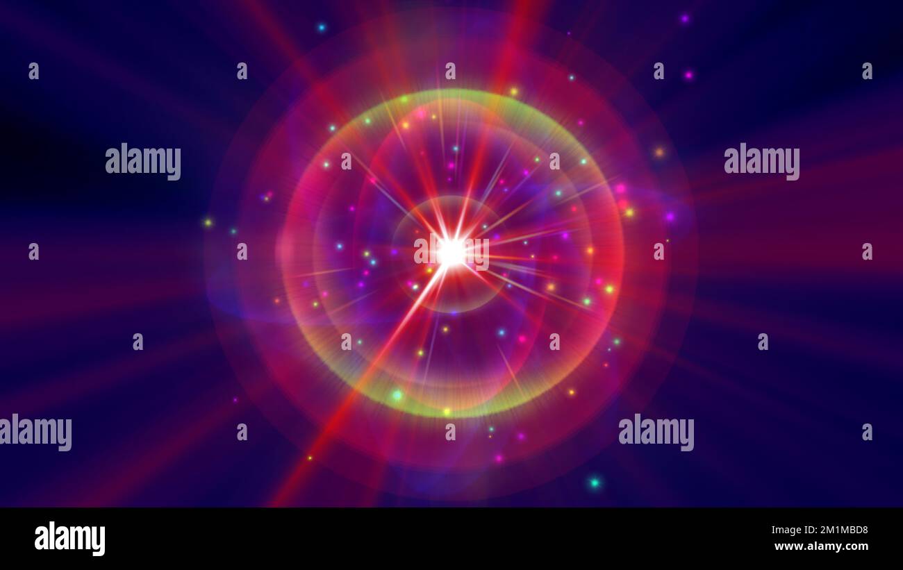 atom light ray glow abstract, 3d render illustration Stock Photo - Alamy