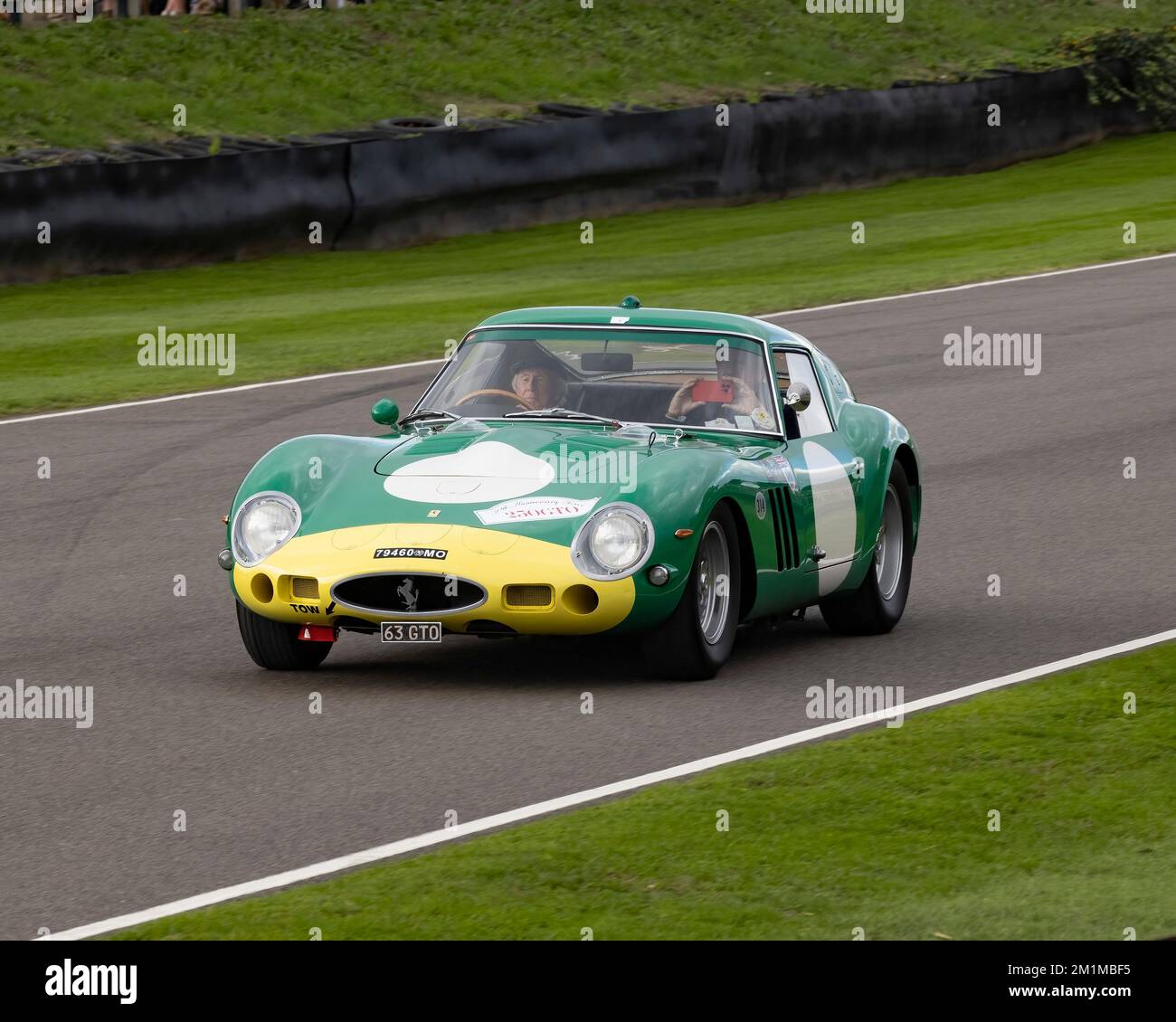 The famous Scottish Formula1 driver Jackie Stewart driving a 1962 ...