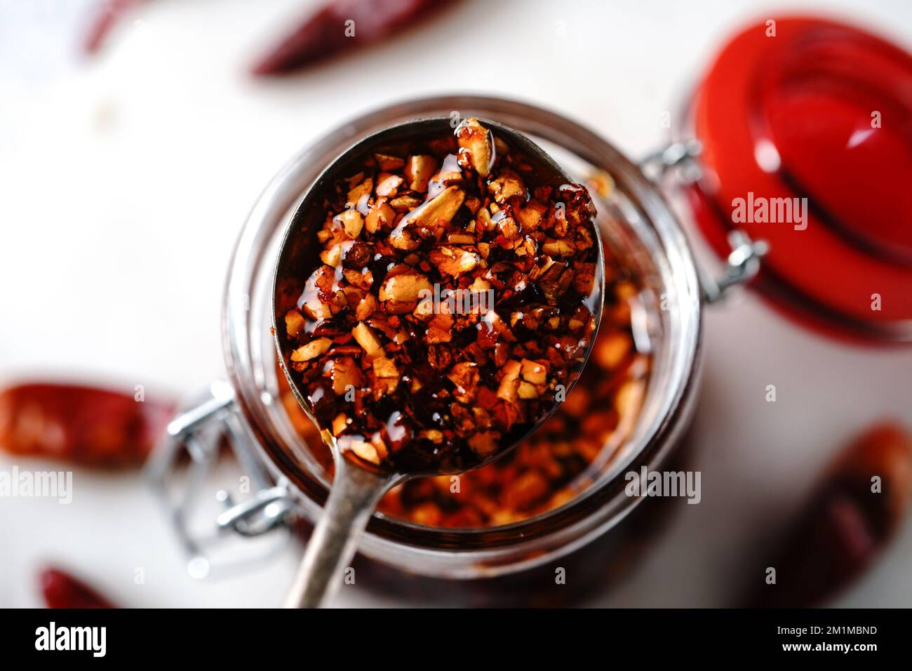 Chilli oil bottle hi-res stock photography and images - Alamy