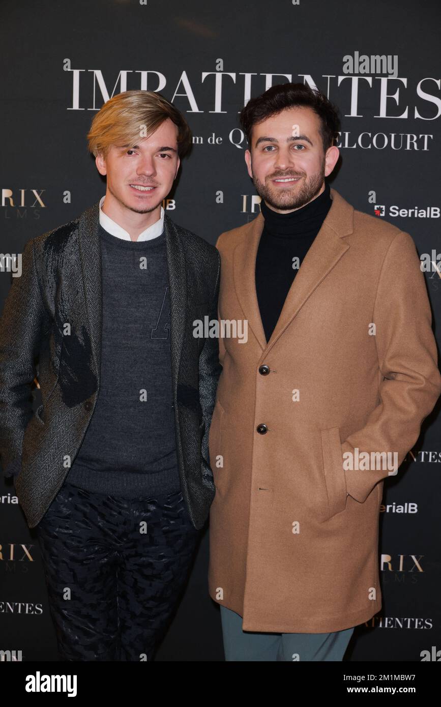 Paris, France on December 12, 2022. Composer Yury Revich and director ...