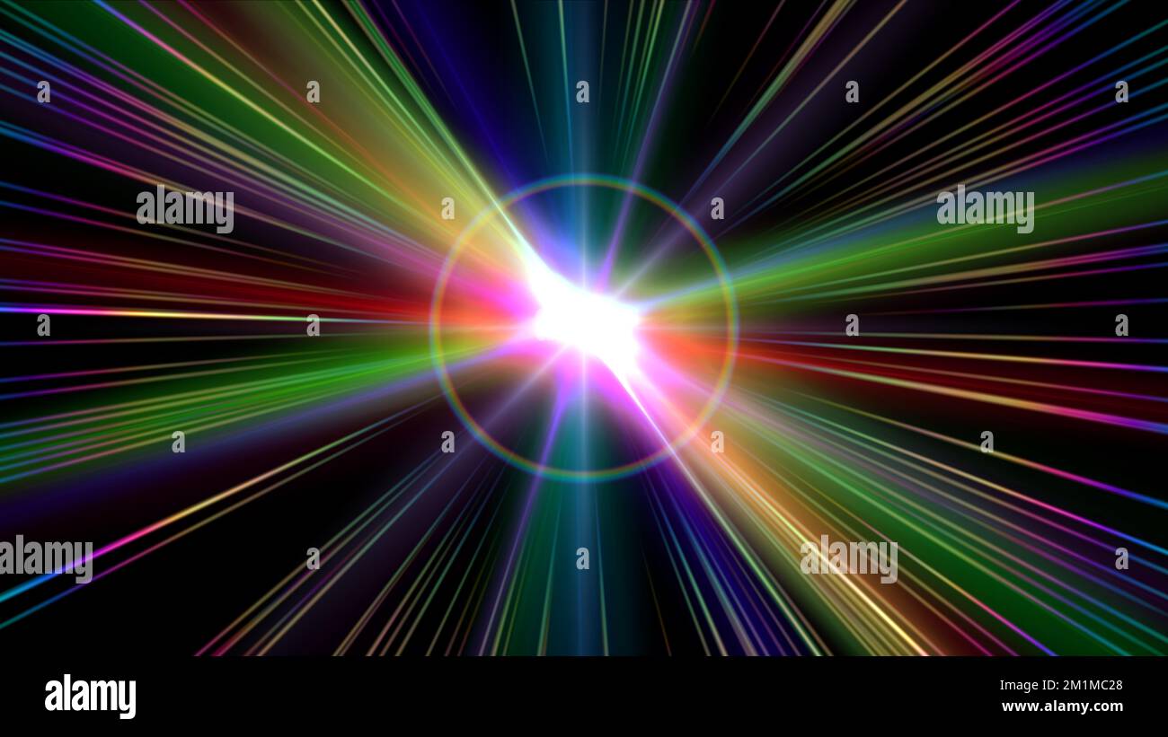 light effect abstract star burst flash laser beam illustration Stock ...