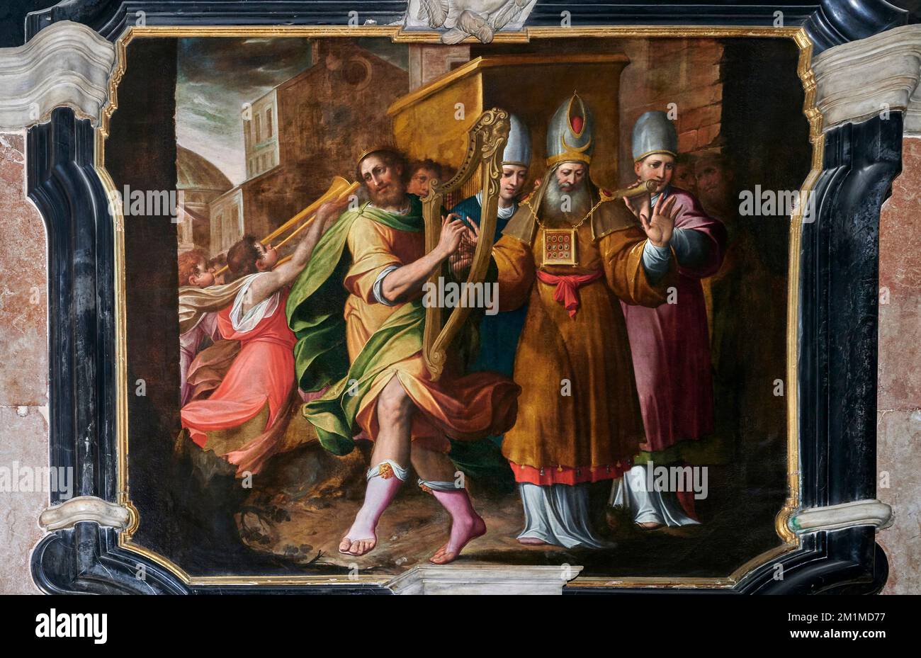 David danza davanti all’ arca - olio su tela - Camillo Procaccini ...