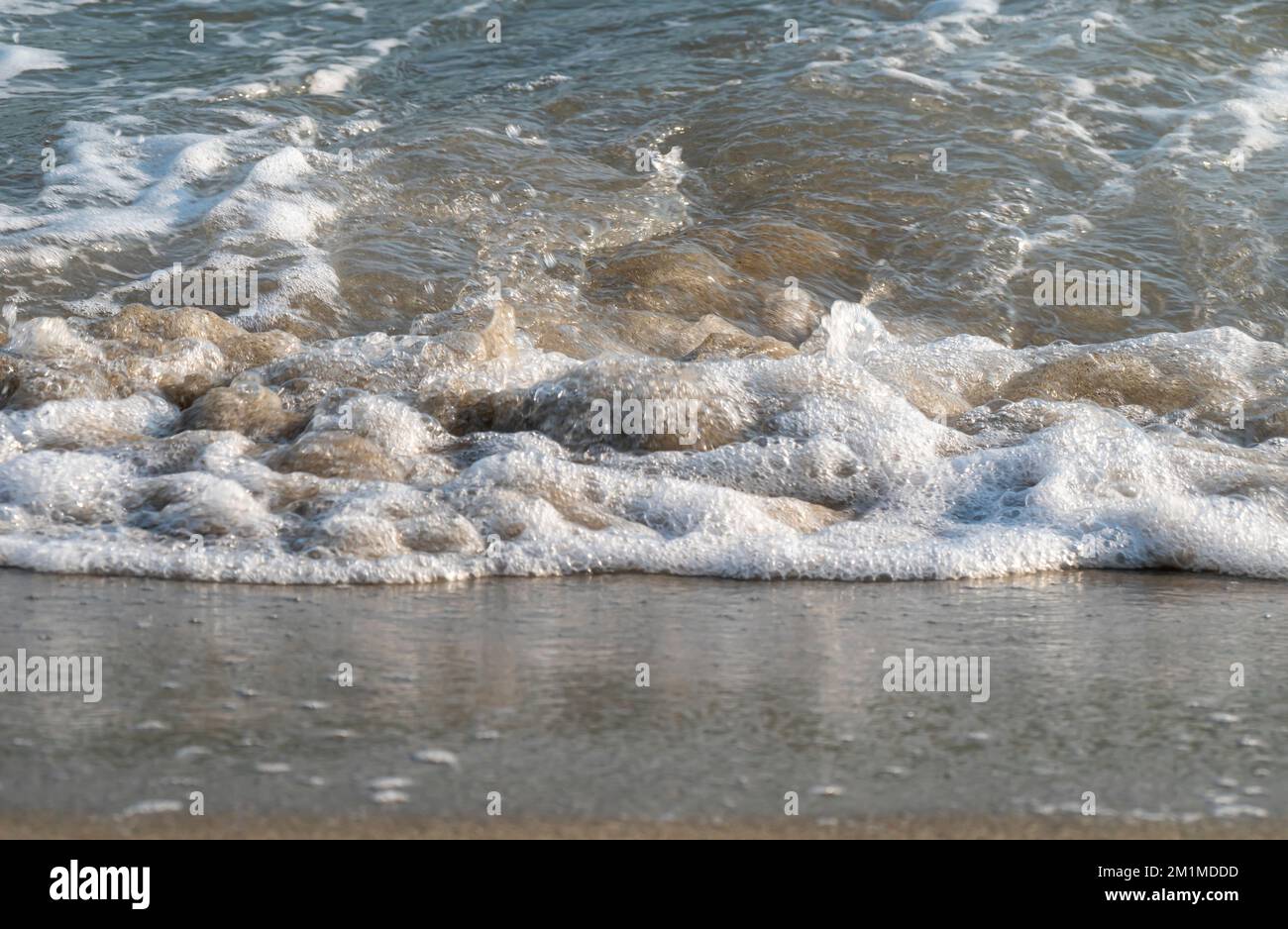 wave splash sea beach macro, close up Stock Photo - Alamy