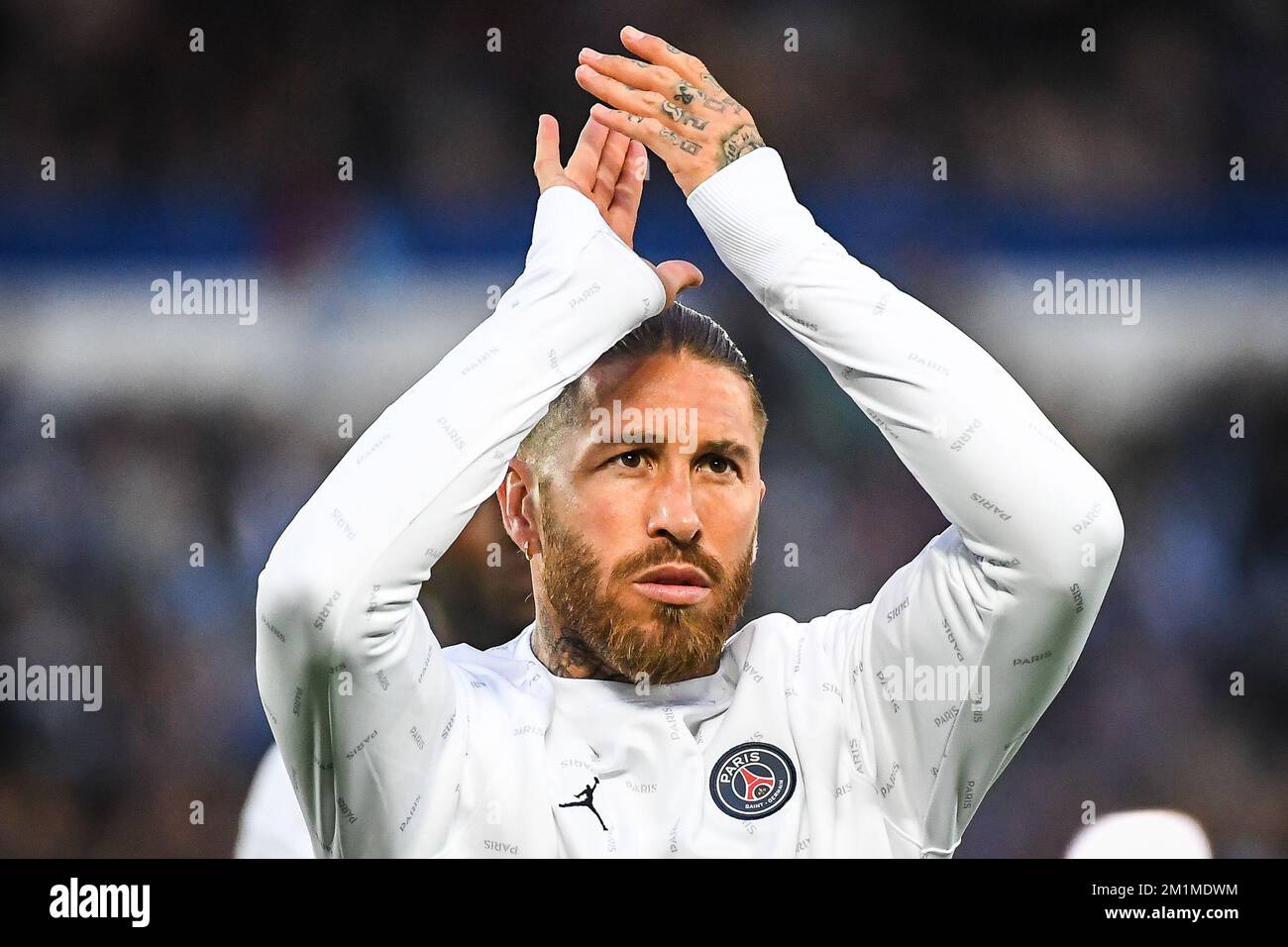 Sergio RAMOS of PSG during the French championship Ligue 1 football ...