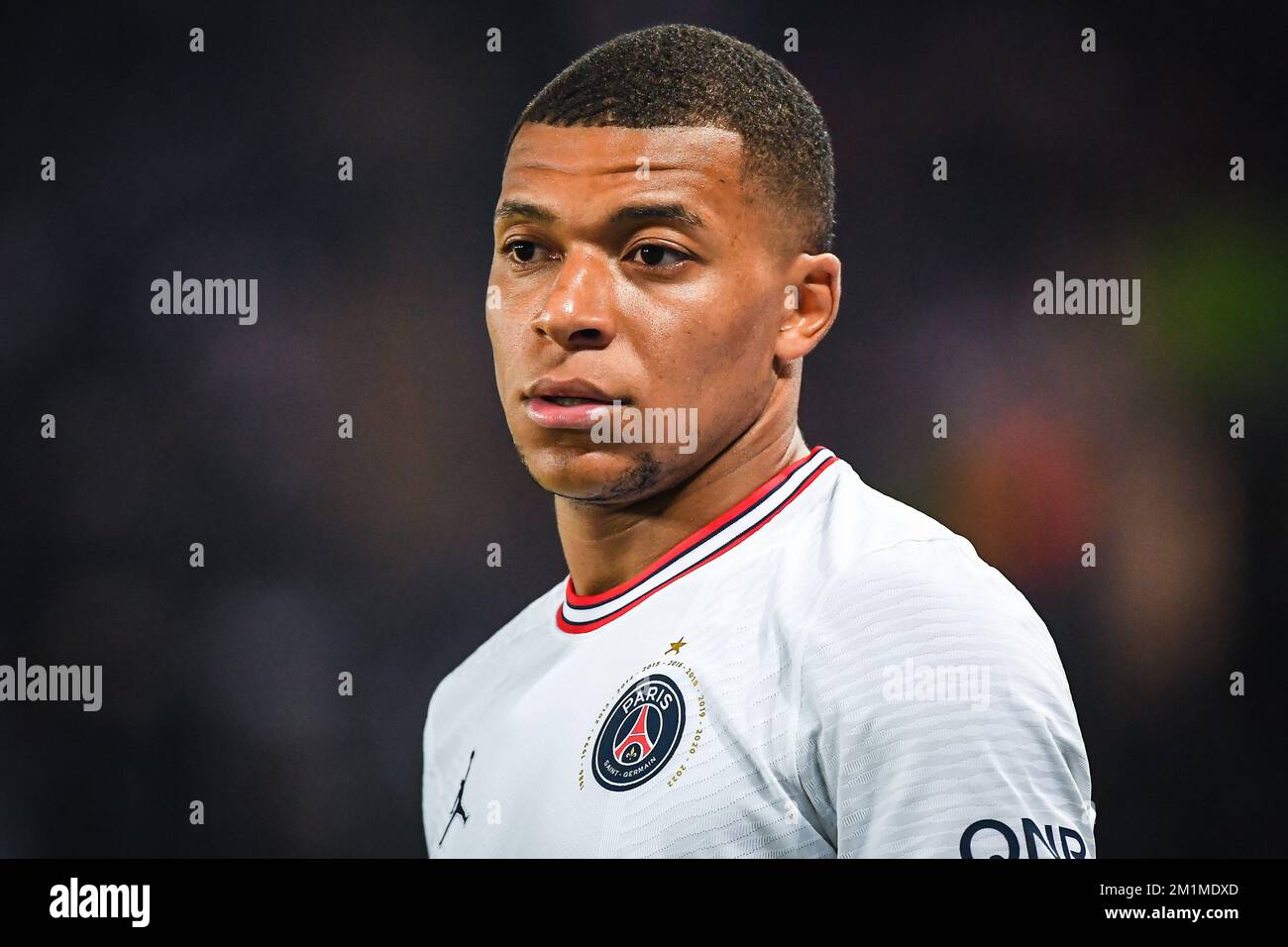 Kylian MBAPPE of PSG during the French championship Ligue 1 football match between RC Strasbourg ...