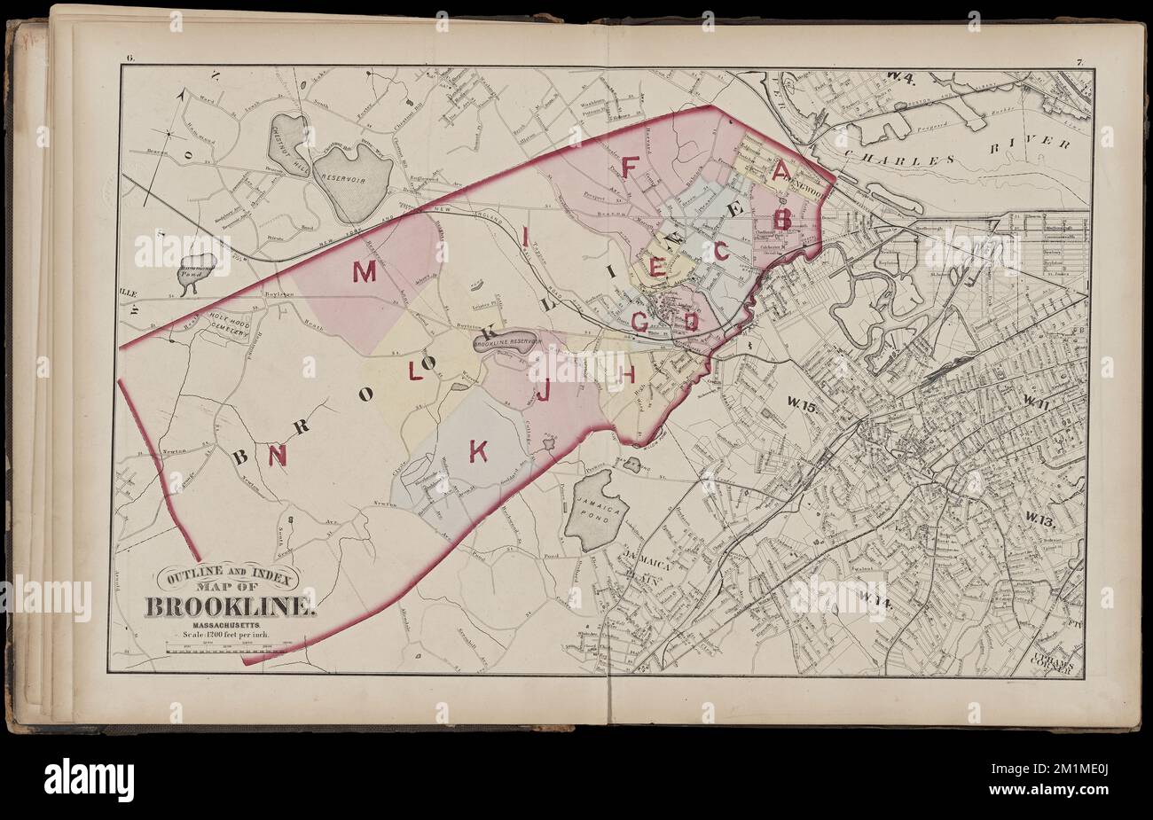 Atlas of the town of Brookline, Massachusetts : from actual surveys ...