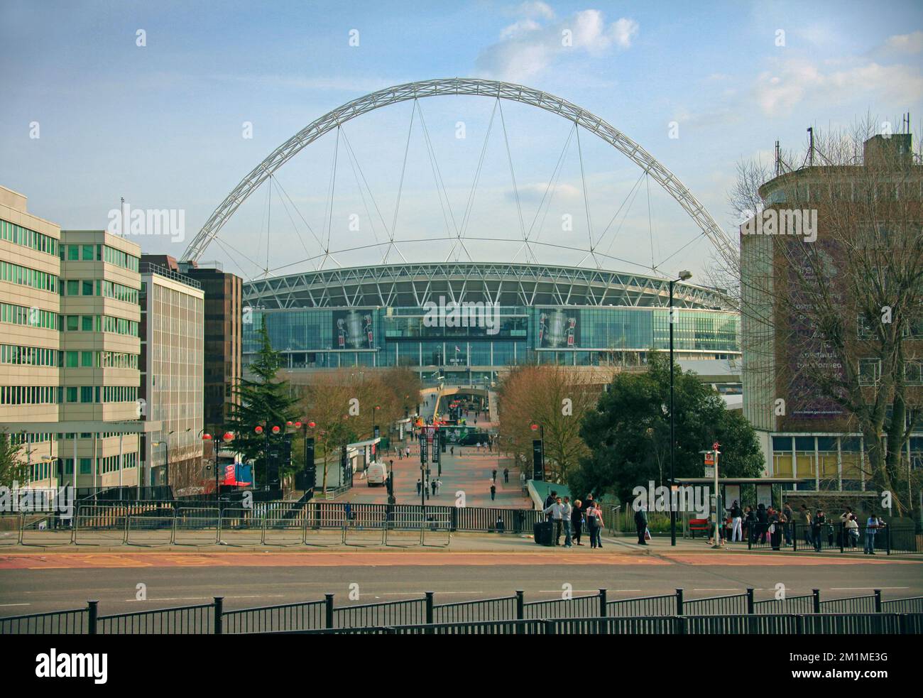 The view of Wembley Stadium. London, England, United Kingdom Stock ...