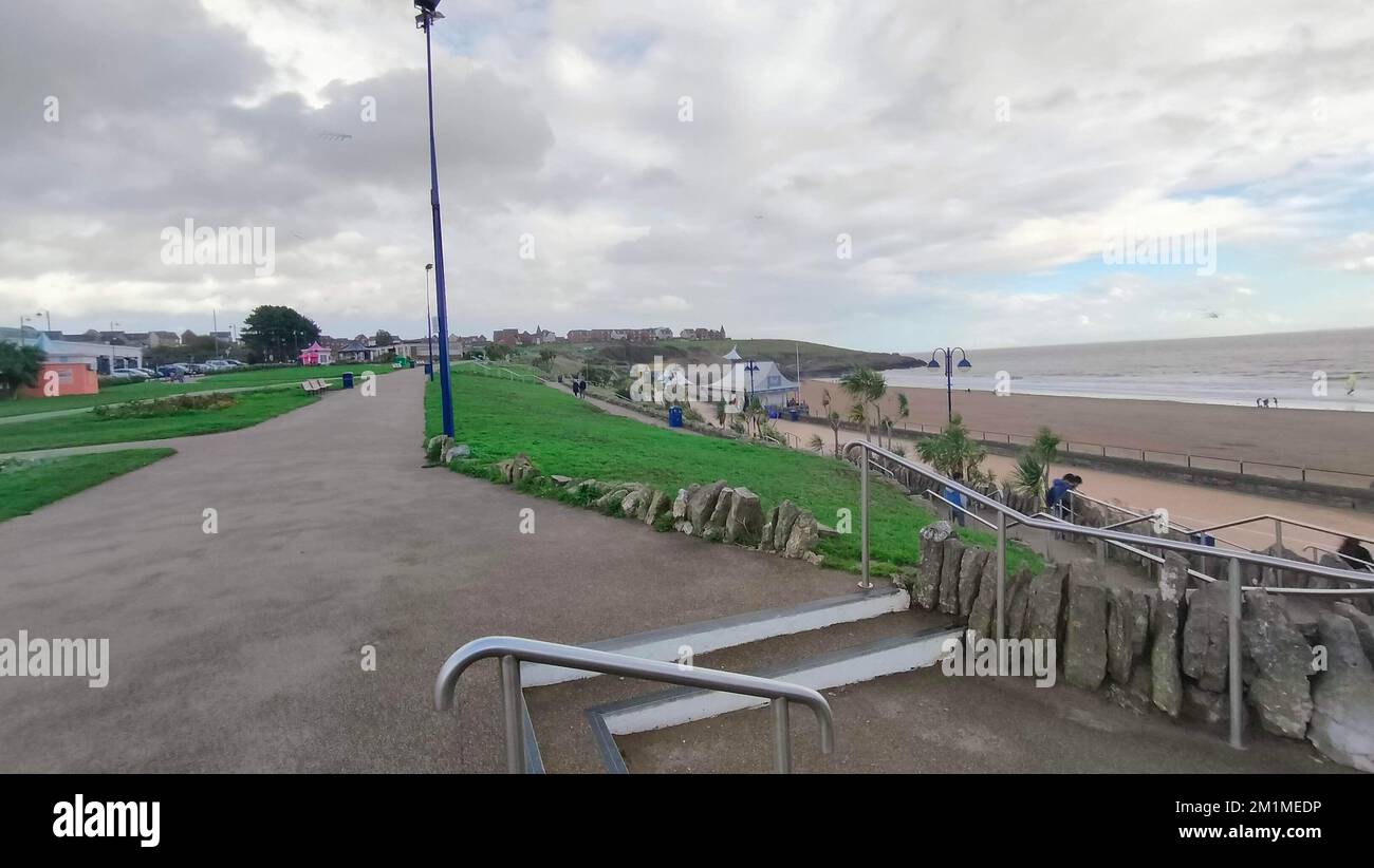 Barry Island Beach a place to chill around Stock Photo - Alamy