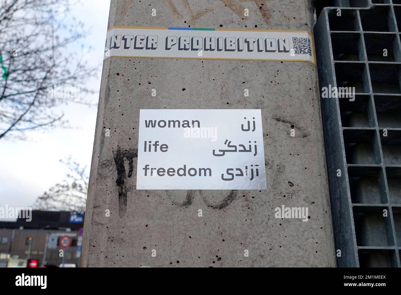 Sticker, Woman, Life, Freedom Stock Photo - Alamy