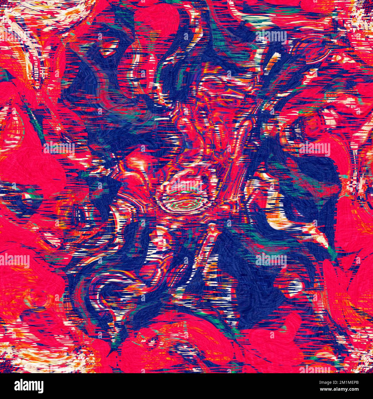 Vibrant pink distortion pattern. Bright colorful kitsch wallpaper for ...