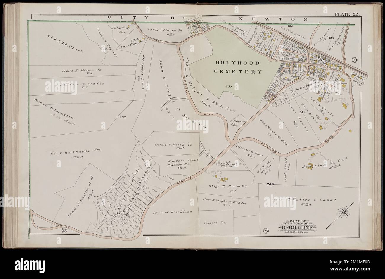 Atlas of the town of Brookline, Norfolk County, Massachusetts : from ...