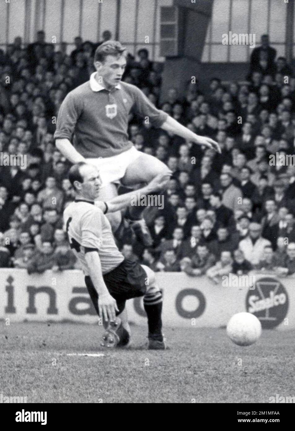 RSC Anderlecht's Paul Van Himst in action against Berchem Stock Photo ...