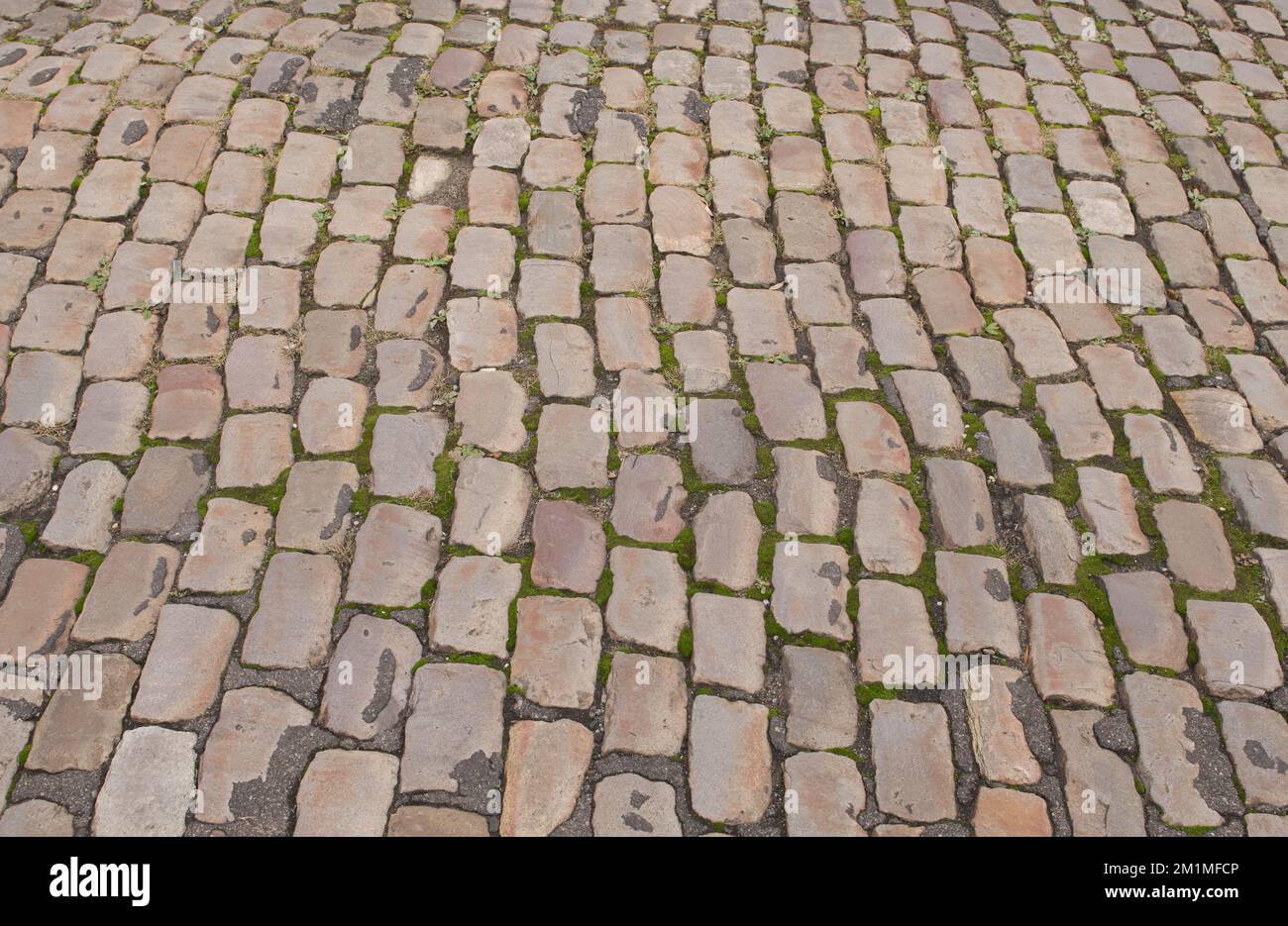 The texture of the stone walkway has a wave-like shape Stock Photo - Alamy