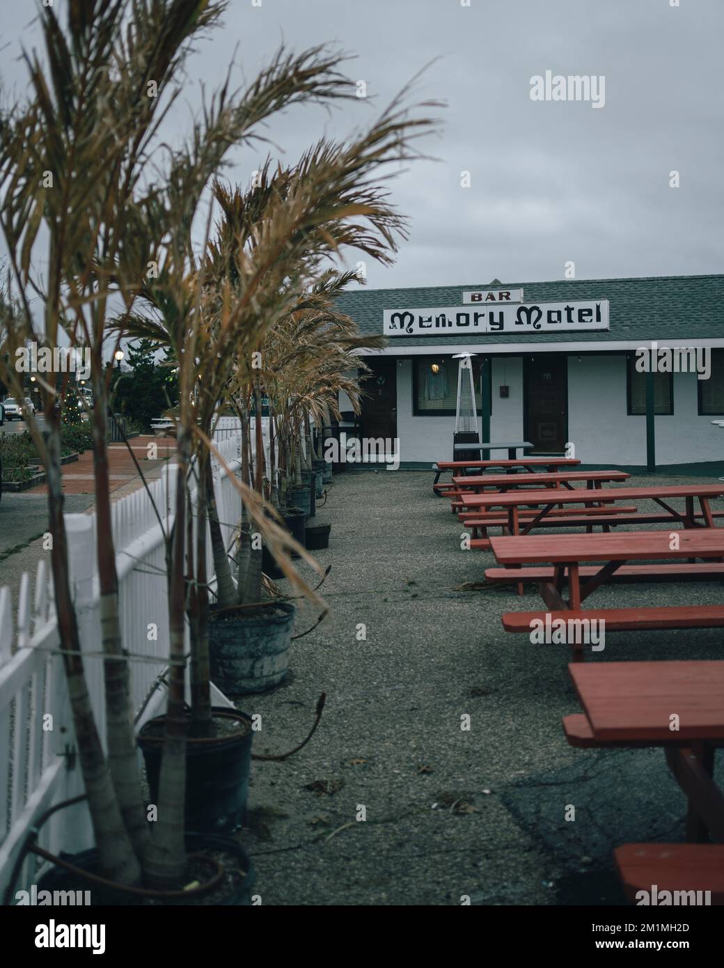 Memory Motel vintage sign, Montauk, New York Stock Photo - Alamy