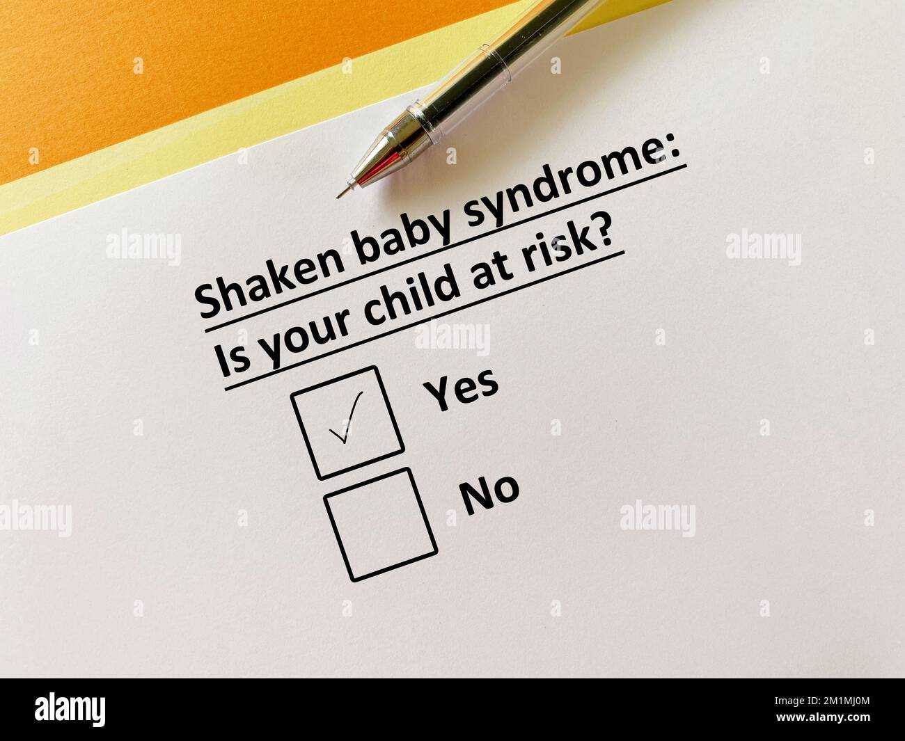 One is answering question about child infection. His child is at risk ...