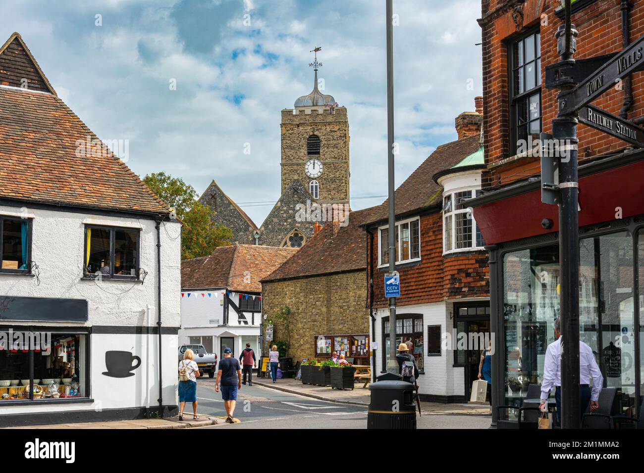Sandwich,Kent,England,United Kingdom - August 30, 2022 : View of houses ...
