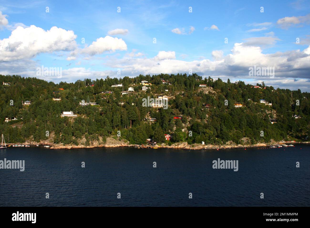 Norwegian fjord landscape Stock Photo - Alamy