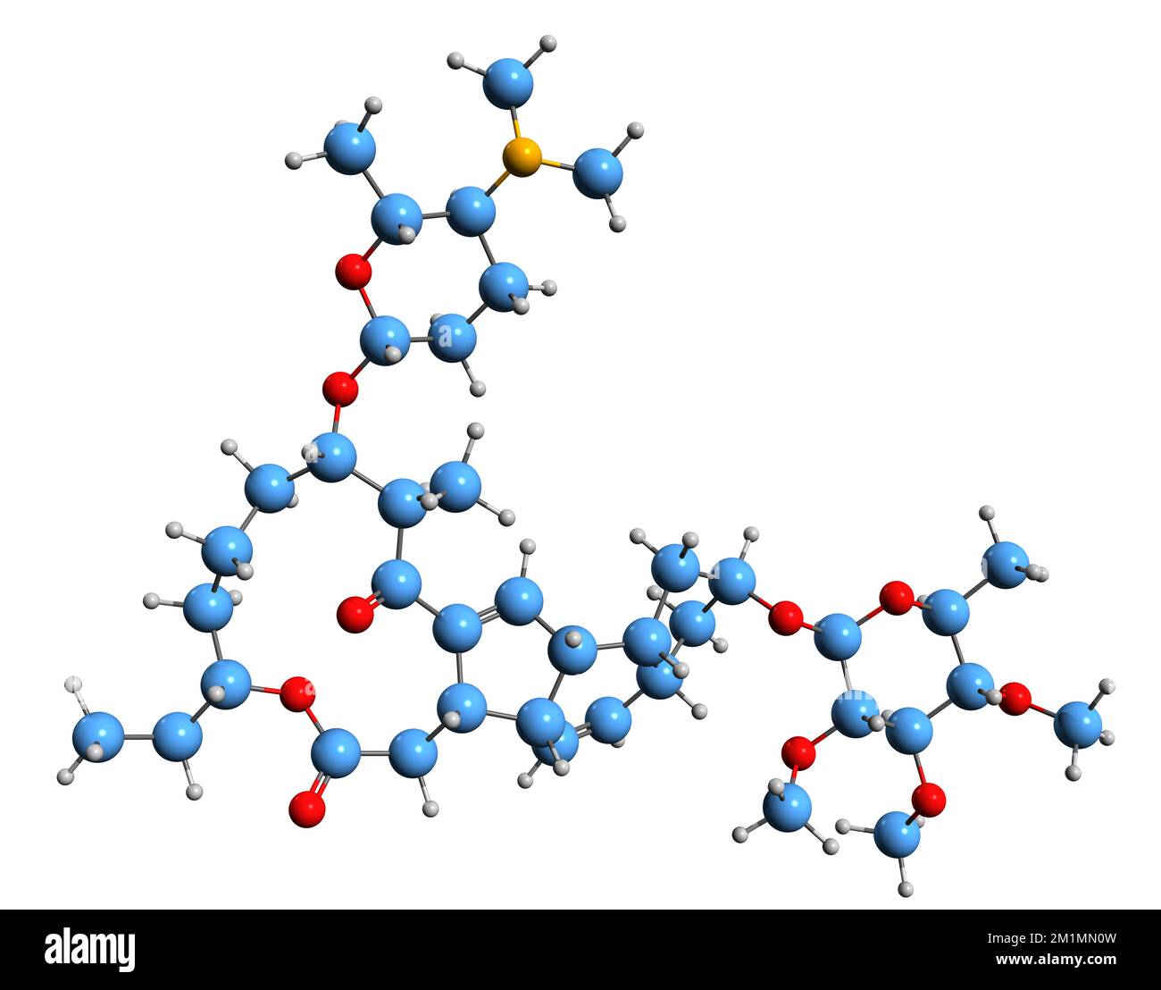 3d Image Of Spinosad Skeletal Formula Molecular Chemical Structure Of