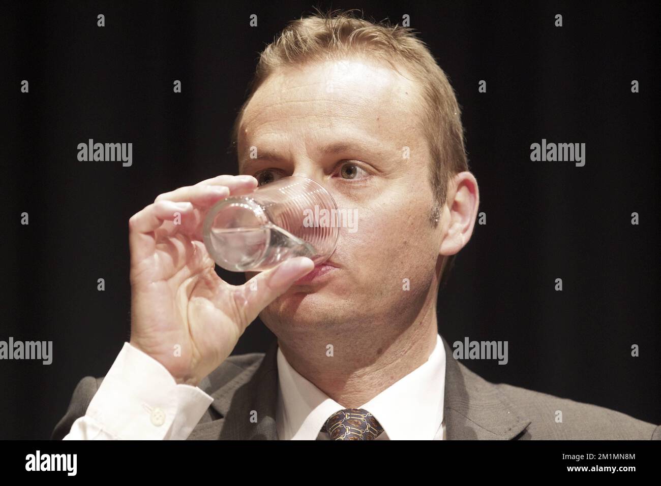 20120316 - SION, SWITZERLAND: Olivier Elsig premier procureur pictured ...