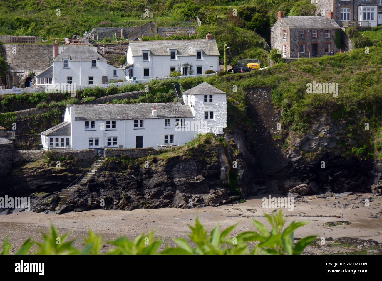 Buildings in the Small Fishing Village of Port Isaac on the South West ...