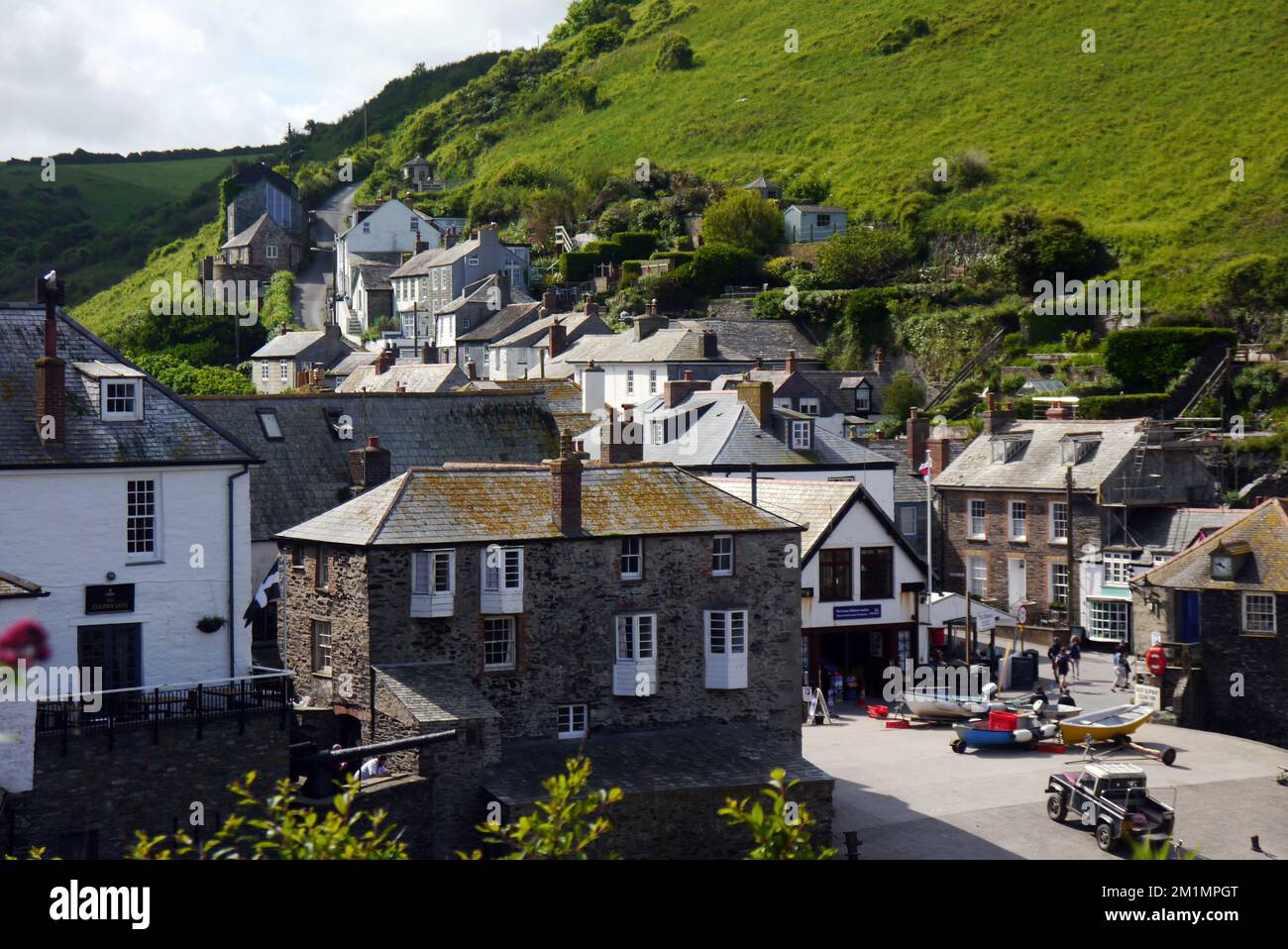 Buildings in the Small Fishing Village of Port Isaac on the South West ...