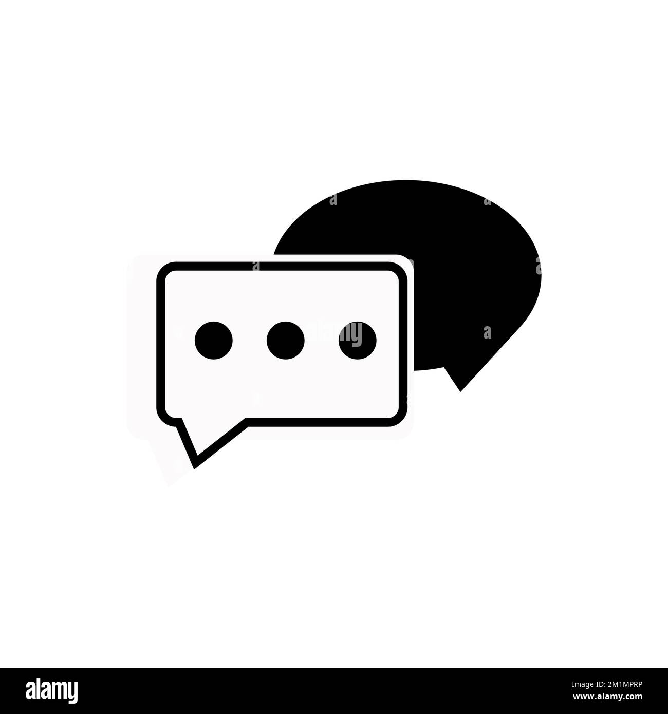 Conversation vector vectors hi-res stock photography and images - Alamy