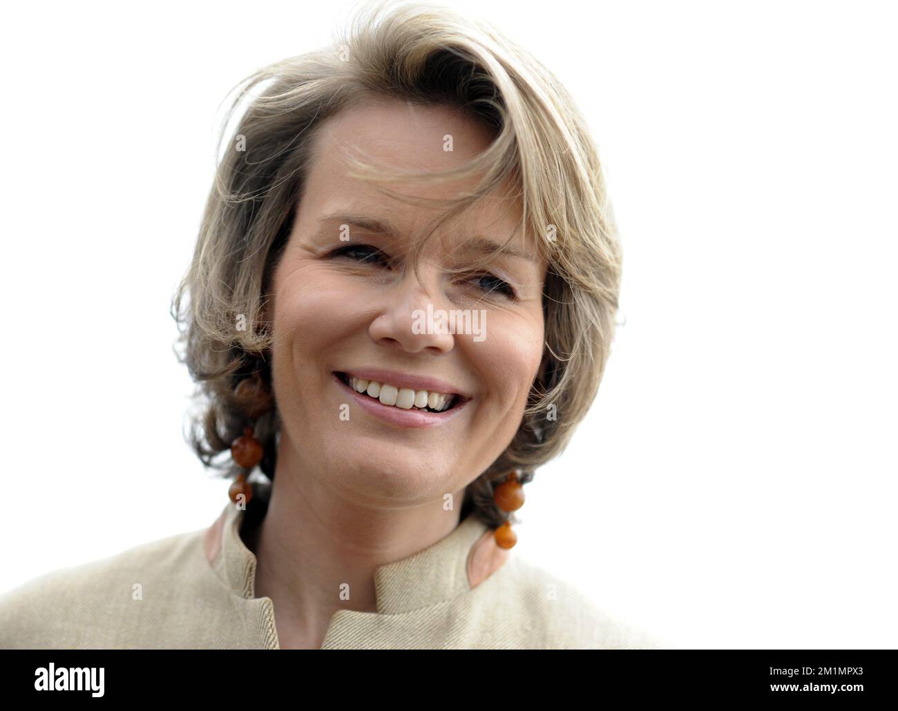 20120330 - TIRANA, ALBANIA: Princess Mathilde of Belgium pictured ...