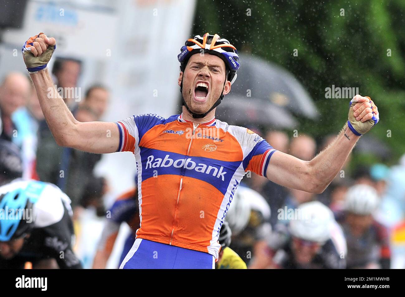 20120616 - LA GILLEPPE, BELGIUM: Dutch Lars Boom of Rabobank Cycling ...