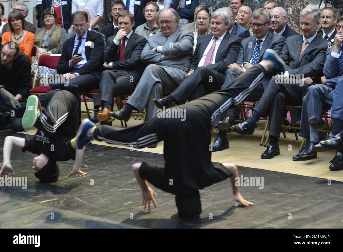 20120619 - BRUSSELS, BELGIUM: Crown Prince Philippe of Belgium (R ...