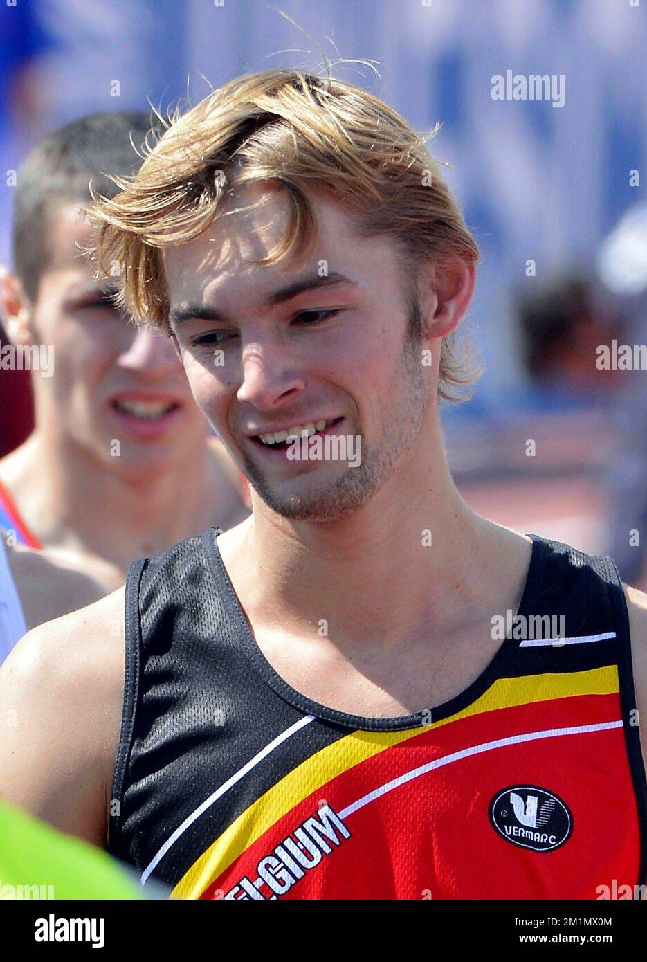 20120627 - HELSINKI, BELGIUM: Belgian Jente Bouckaert in action during ...