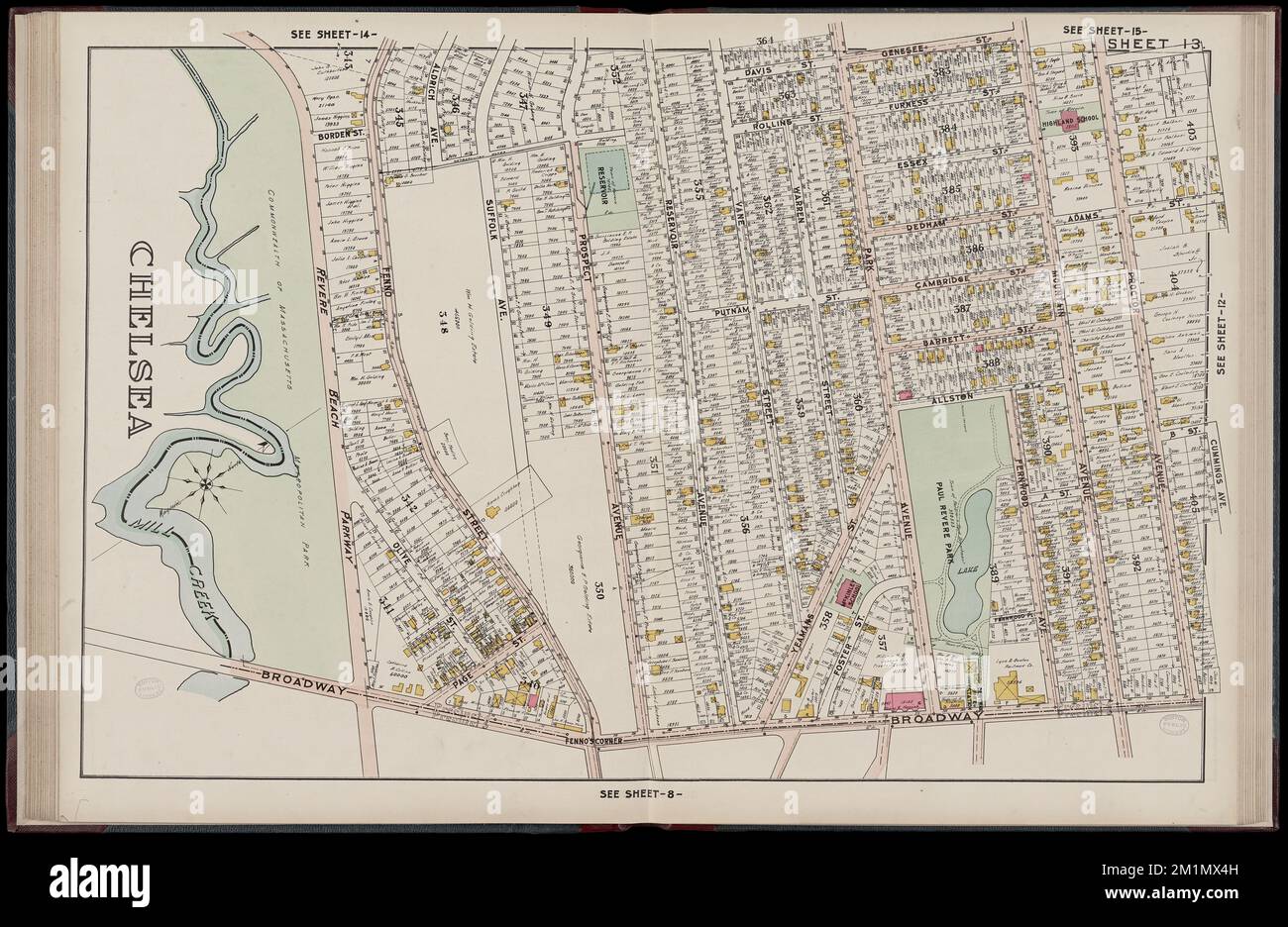 Atlas of the towns of Revere and Winthrop, Suffolk County ...
