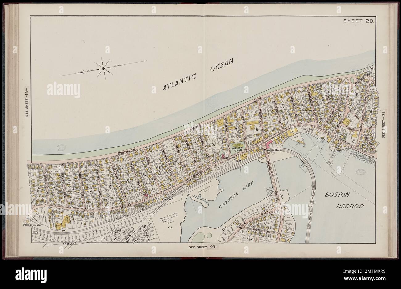 Revere massachusetts map hi-res stock photography and images - Alamy