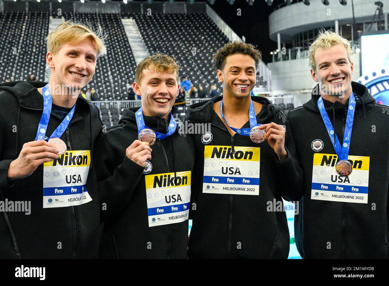 Melbourne, Australia. 13th Dec, 2022. Drew Kibler, Shaine Casas, Carson ...