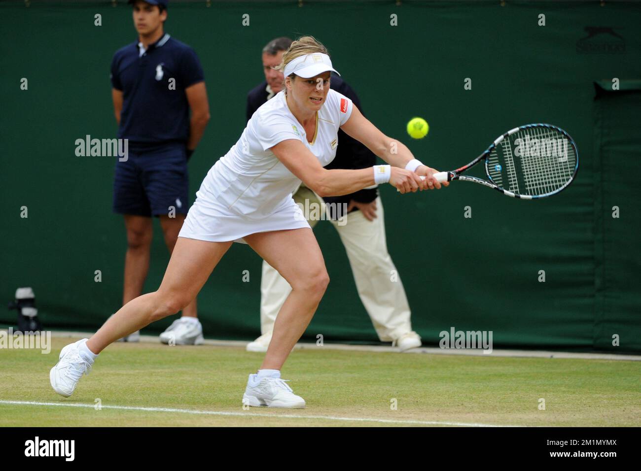 20120702 - LONDON, UNITED KINGDOM: Belgian Kim Clijsters in action ...