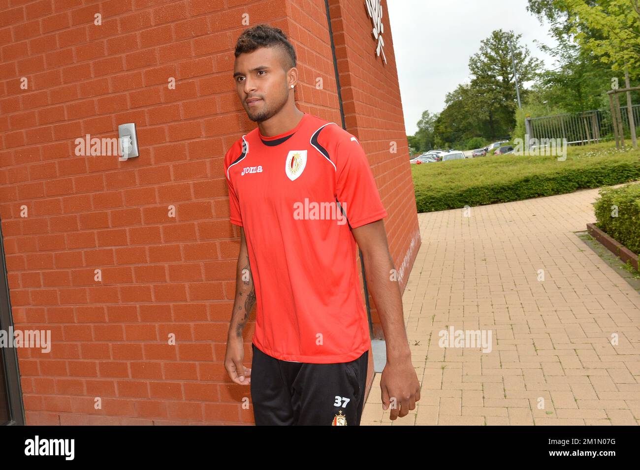 Standard de Liege unveil Frederic Bulot Stock Photo - Alamy