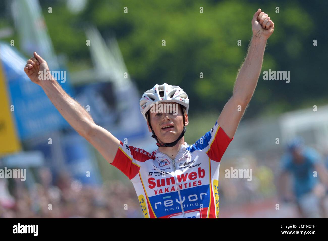 20120722 - BERINGEN, BELGIUM: Belgian Kevin Pauwels of team Sunweb ...