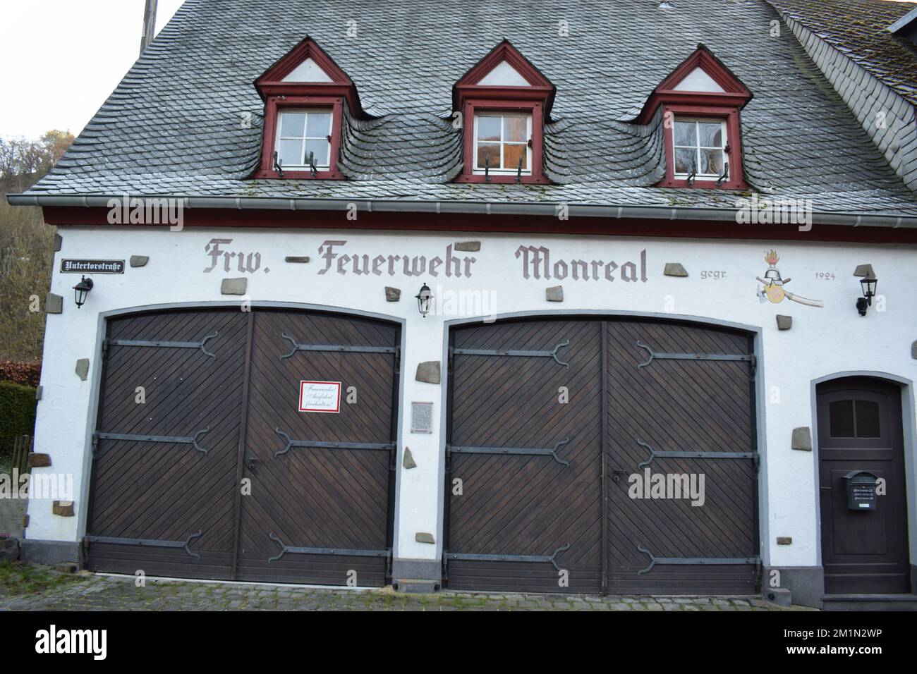 medieval fire fighter building Stock Photo - Alamy